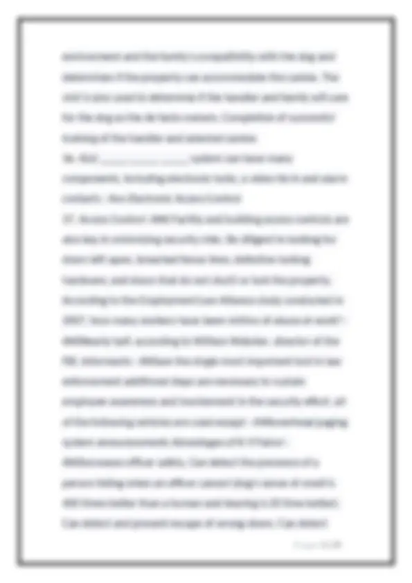 IAHSS Advanced Pretest: Healthcare Security Training Quiz & Answers ...