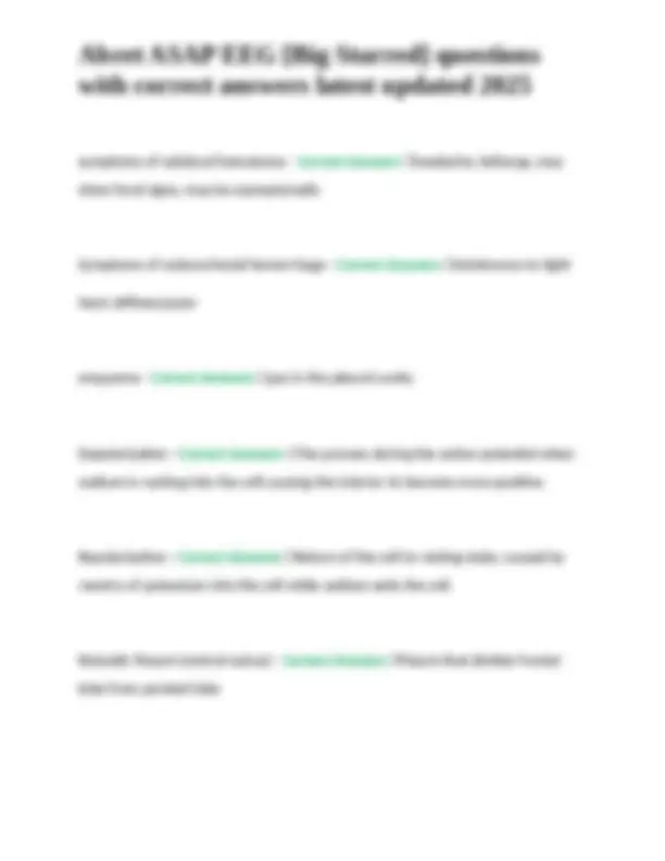 EEG Questions and Answers: A Comprehensive Guide for Students | Exams ...