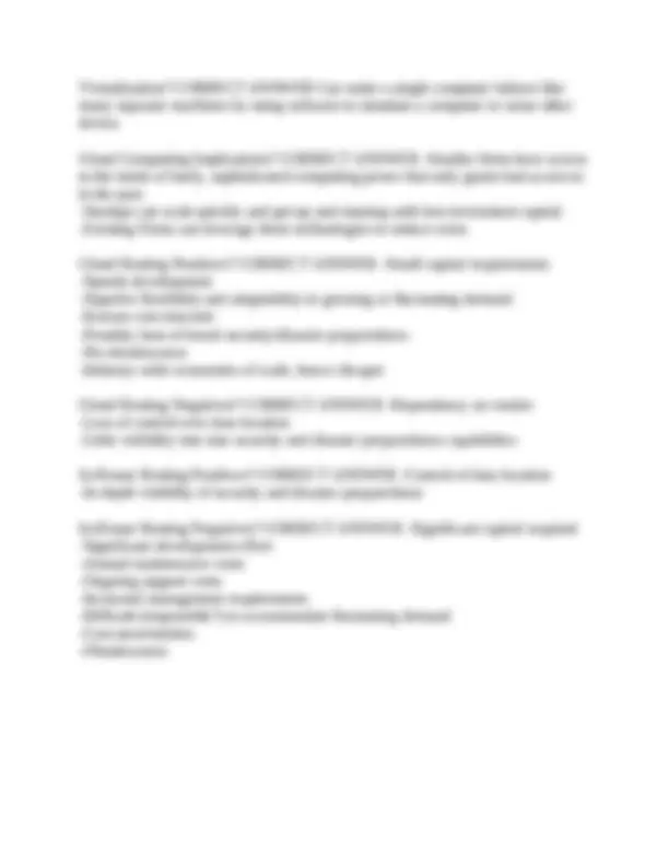 CIS 200 Exam 1 - CSU Questions and Answers: Information Systems ...