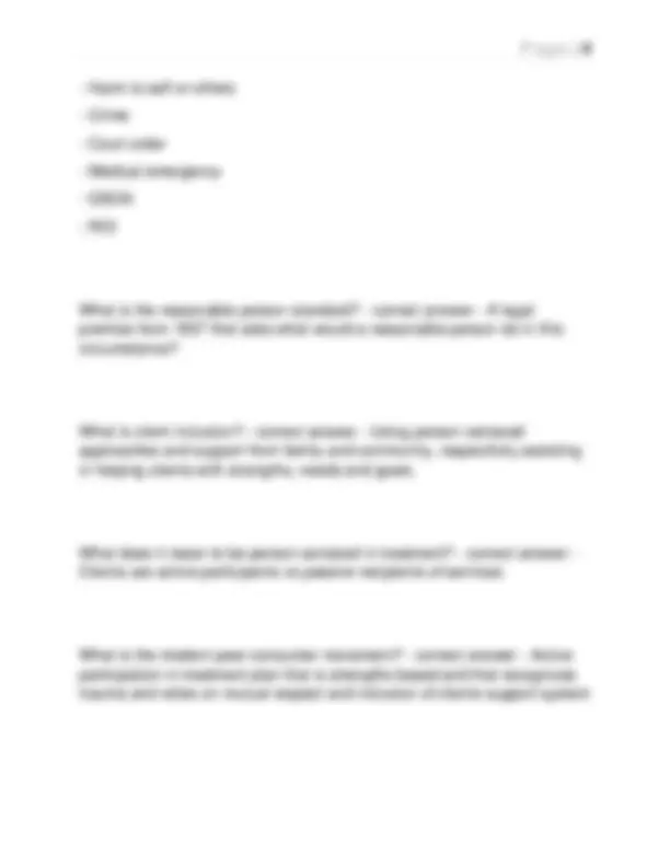 QMHA Study Exam: Verified Questions and Answers for Mental Health ...