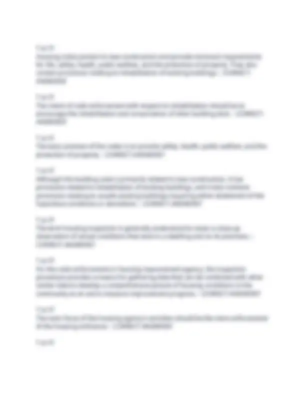 Code Enforcement Officer Exam: Texas State Exam with Correct Answers ...