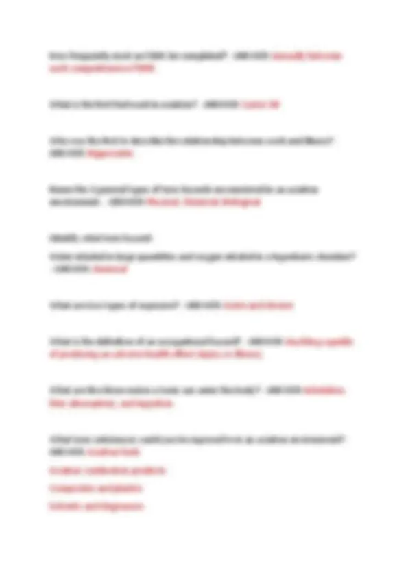 Army Aeromedical Exam 2024: Comprehensive Guide with Questions and Answers | Exams Nursing | Docsity