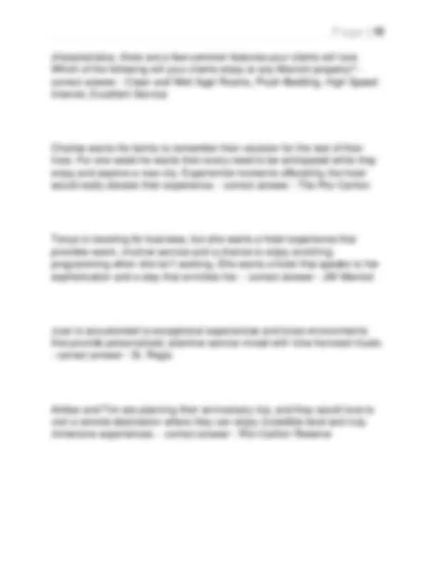 MARRIOTT CERTIFICATION EXAM STUDY GUIDE 2025: REAL VERIFIED QUESTIONS ...