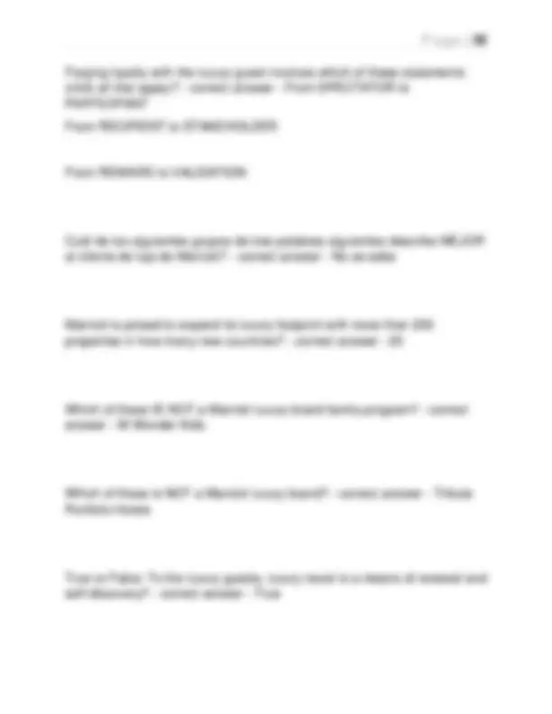 MARRIOTT CERTIFICATION EXAM STUDY GUIDE 2025: REAL VERIFIED QUESTIONS ...