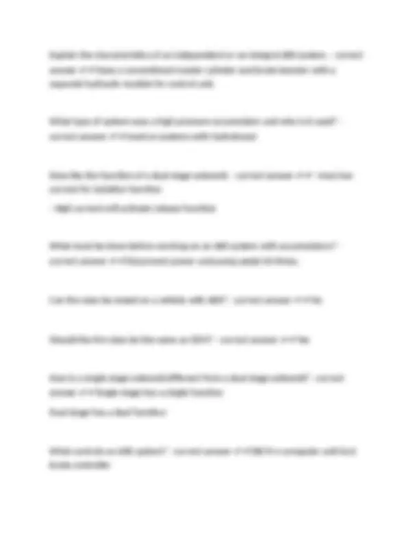 Anti-Lock Brake (ABS) Systems: Questions and Answers | Exams Nursing ...