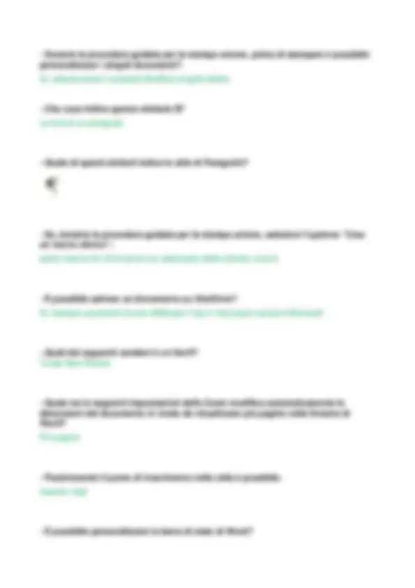 MODULO 5 - Eipass 7 moduli User - Risposte esercizi ed esame 2025 | Prove d'esame di Elementi di ...