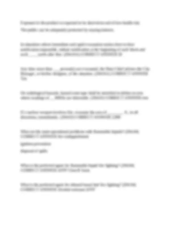 Phoenix Fire Volume II SOPs: Questions and Answers | Exams Safety and ...