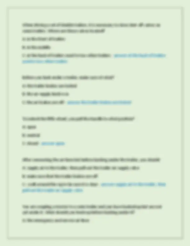 CDL Combination Vehicle Exam Practice Questions and Study Guide | Exams ...