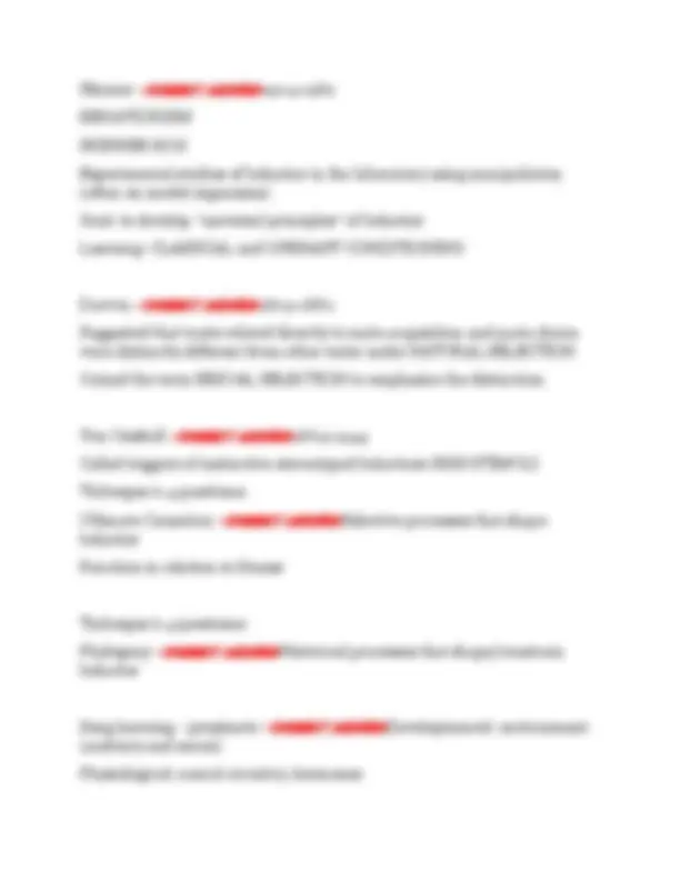 Animal Behavior: Exam 1 Study Guide - ANSC 366/IB 329 UIUC | Exams ...