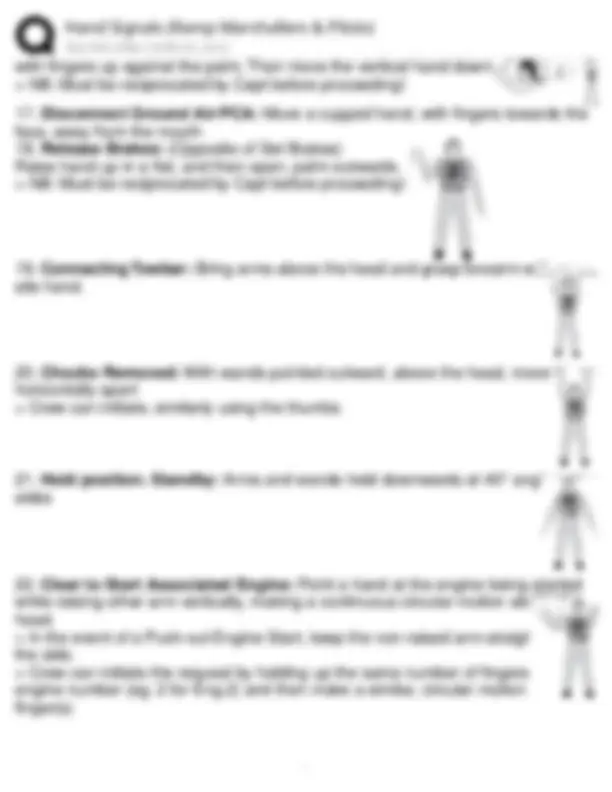 Hand Signals for Ramp Marshallers and Pilots: A Comprehensive Guide ...