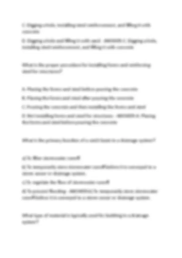 NICET Level 2 Exam Questions and Answers: Construction Inspection and ...