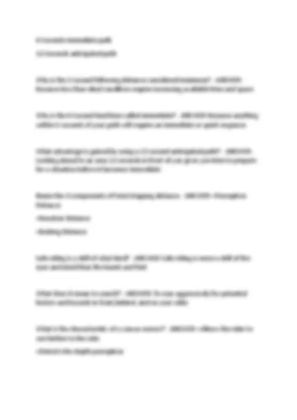 MSF Basic Riders Course Exam: Questions and Answers | Exams Nursing ...