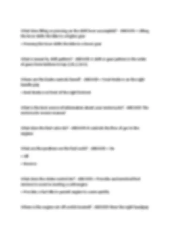 MSF Basic Riders Course Exam: Questions and Answers | Exams Nursing ...