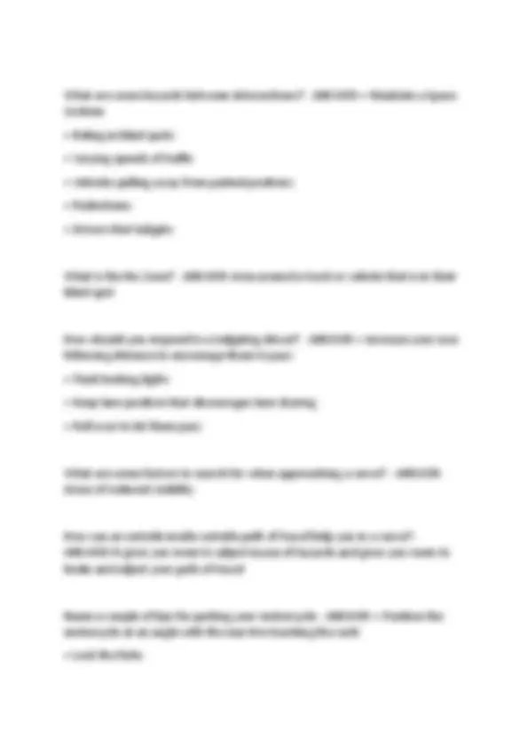 MSF Basic Riders Course Exam: Questions and Answers | Exams Nursing ...