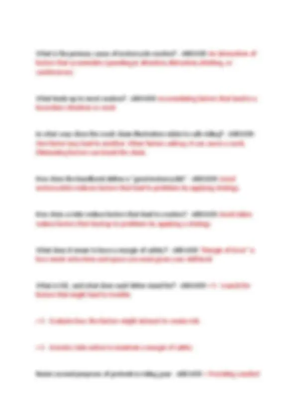 MSF Basic Riders Course Exam: Questions and Answers | Exams Nursing ...