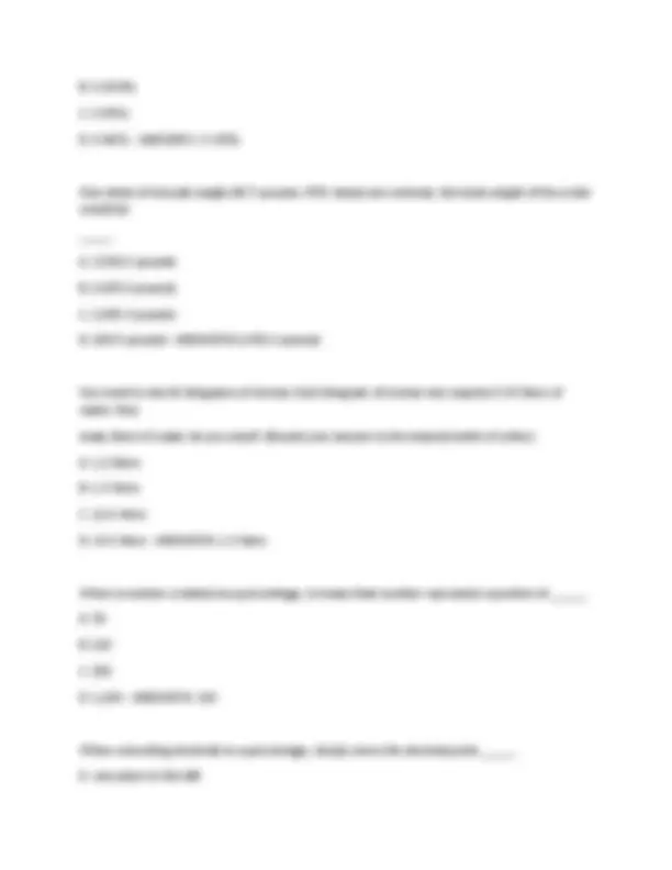 NCCER Module 2 Construction Math Exam Practice | Exams Mathematics | Docsity