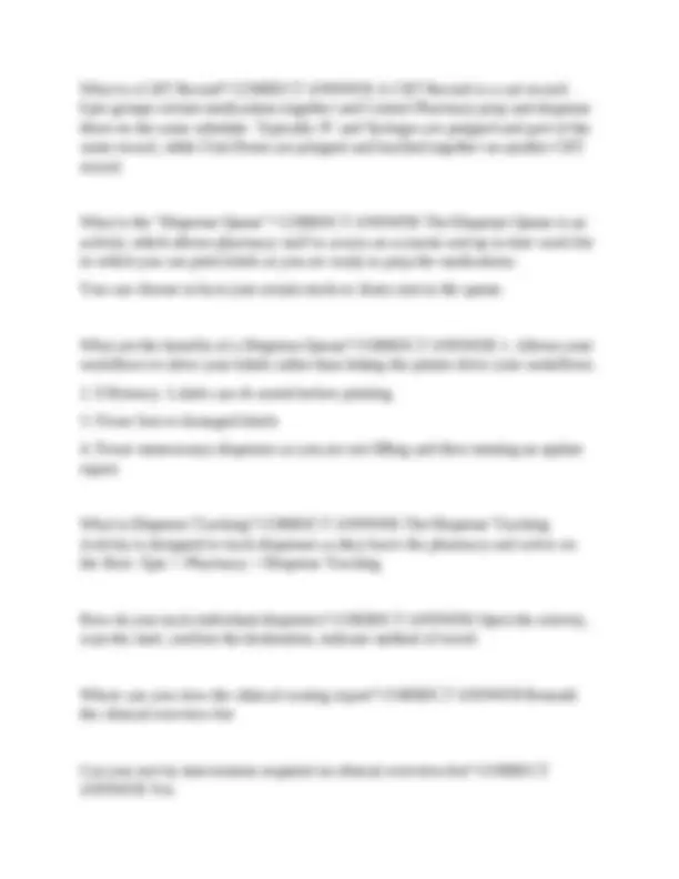 Epic Willow Inpatient Basics: Questions and Answers for Pharmacists ...