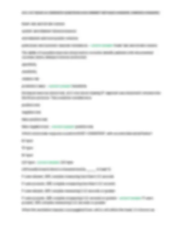 CCI's CCT EXAM: Complete Questions and Answers (Verified) | Exams ...