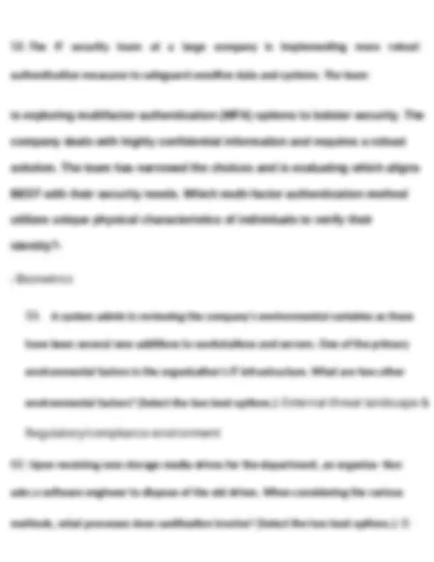 COMPTIA SECURITY+ SY0-701 - DOMAIN 4.0 SECURITY OPERATIONS REVISION ...