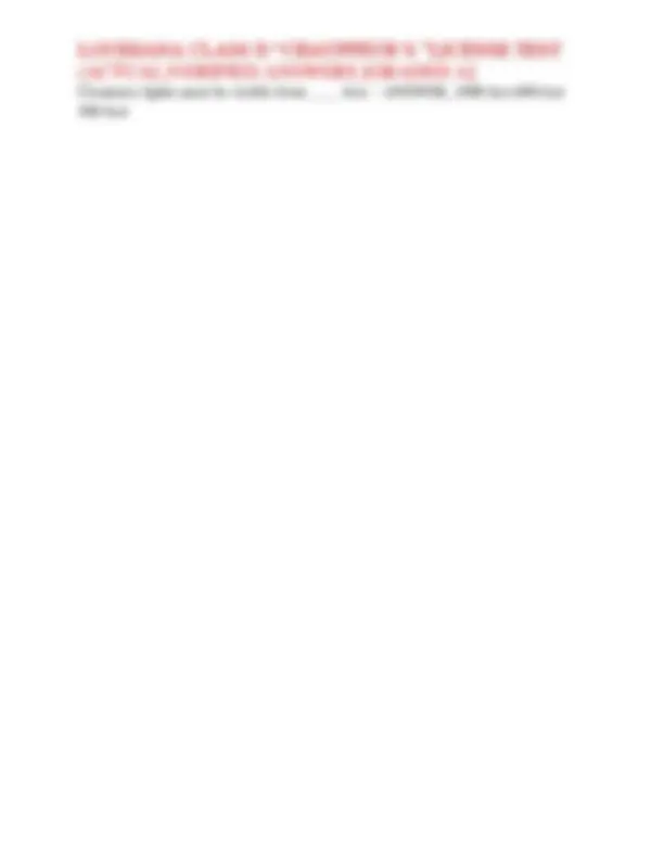 Louisiana Class D Chauffeur's License Test: Verified Answers and Study ...