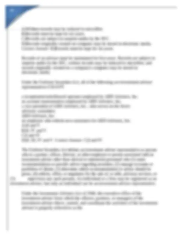 IAR Exam Questions and Answers 2024: Investment Advisers Act of 1940 ...