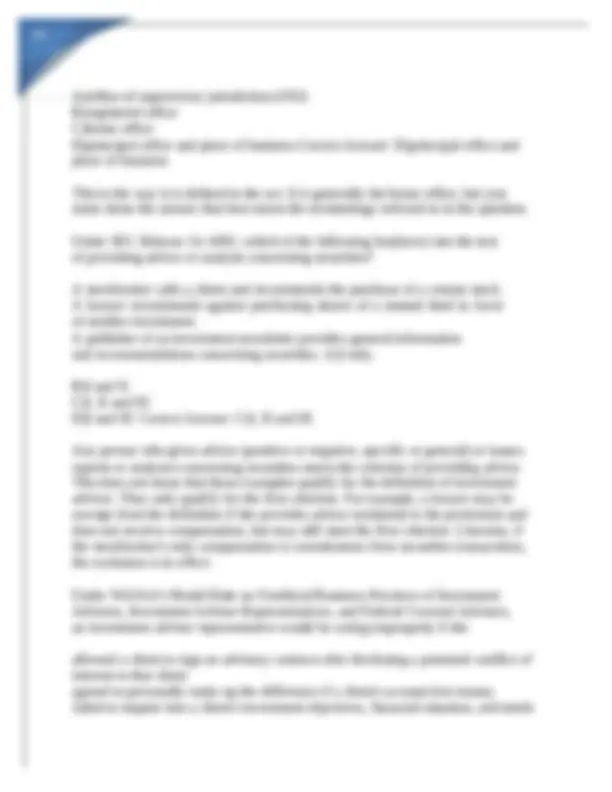 IAR Exam Questions and Answers 2024: Investment Advisers Act of 1940 ...