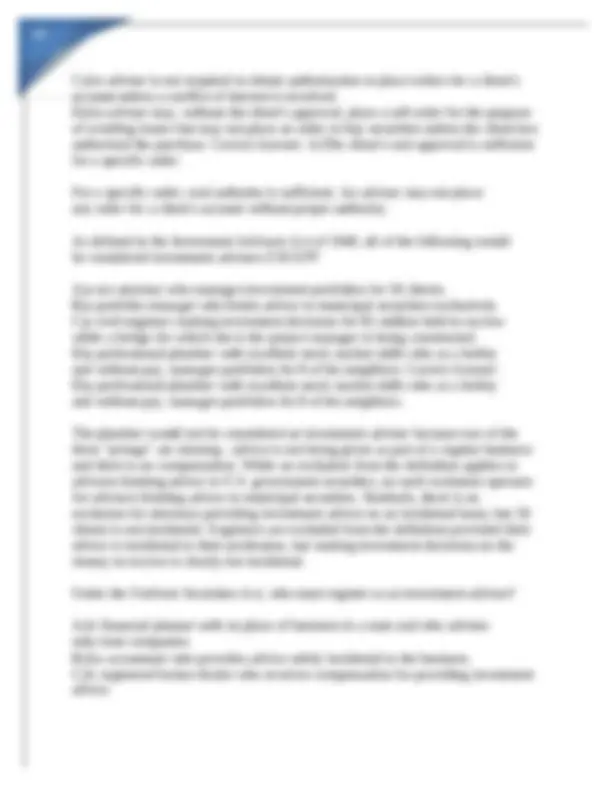 IAR Exam Questions and Answers 2024: Investment Advisers Act of 1940 ...