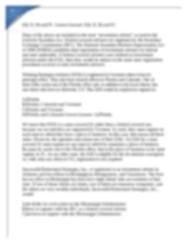 IAR Exam Questions and Answers 2024: Investment Advisers Act of 1940 ...