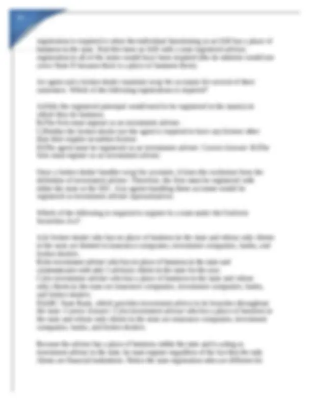 IAR Exam Questions and Answers 2024: Investment Advisers Act of 1940 ...