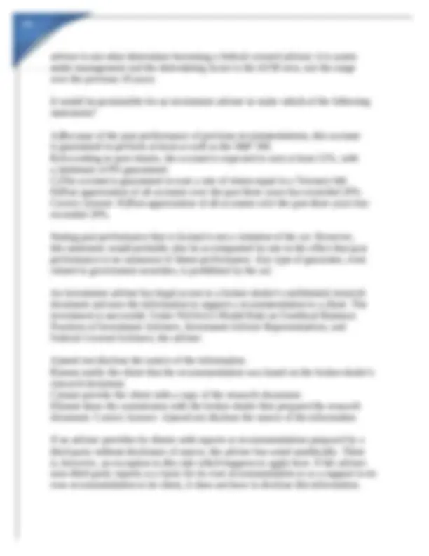 IAR Exam Questions and Answers 2024: Investment Advisers Act of 1940 ...