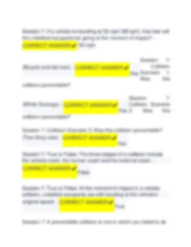 NSC Defensive Driving Course 2025-2026: 60 Questions with Correct ...