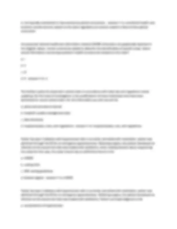 RHIA MOCK EXAM 2025-2026: Questions and Answers for Health Information Management | Exams Public ...