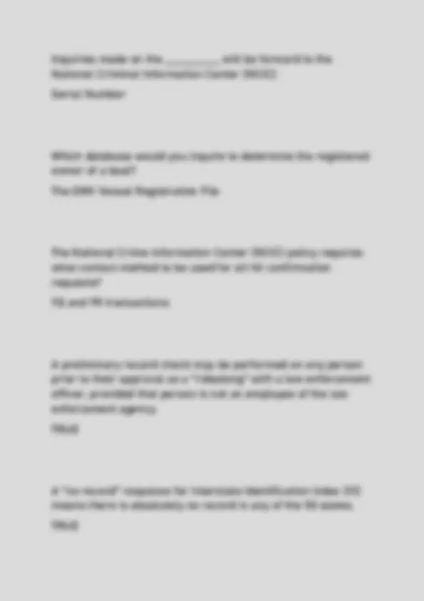 CLETS EXAM (ACTUAL 2025/2026) 117 QUESTIONS AND VERIFIED ANSWERS ...