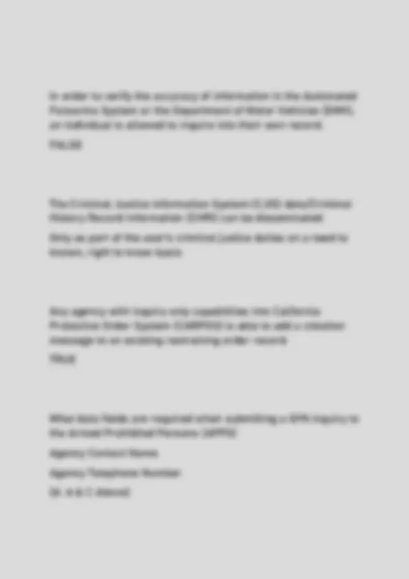 CLETS EXAM (ACTUAL 2025/2026) 117 QUESTIONS AND VERIFIED ANSWERS ...