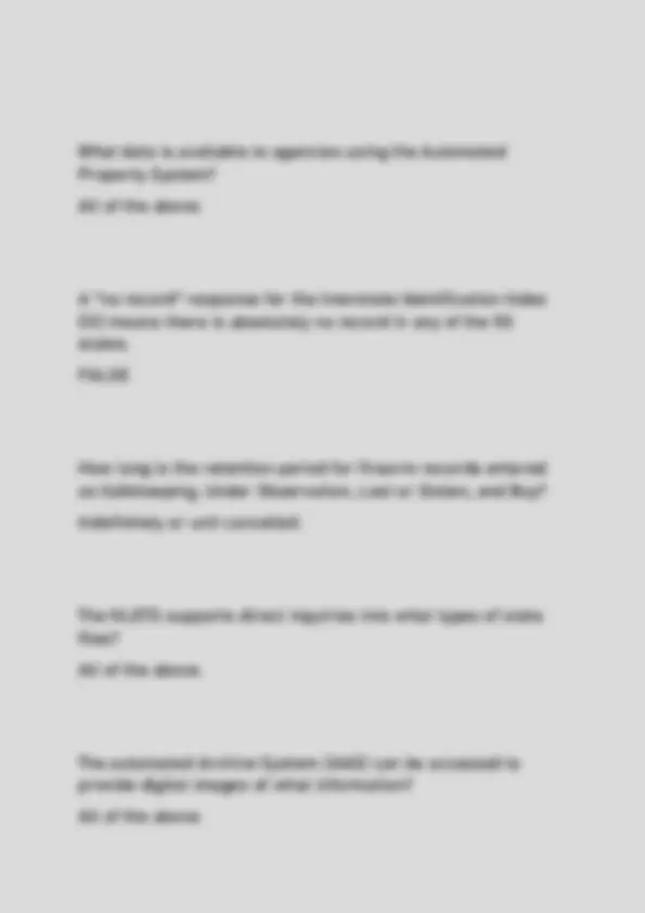 CLETS EXAM (ACTUAL 2025/2026) 117 QUESTIONS AND VERIFIED ANSWERS ...