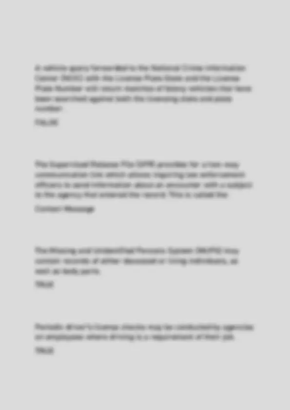 CLETS EXAM (ACTUAL 2025/2026) 117 QUESTIONS AND VERIFIED ANSWERS ...