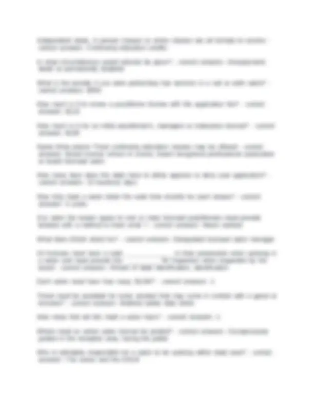 MN Cosmetology State Examination with Verified Answers | Exams Advanced Education | Docsity