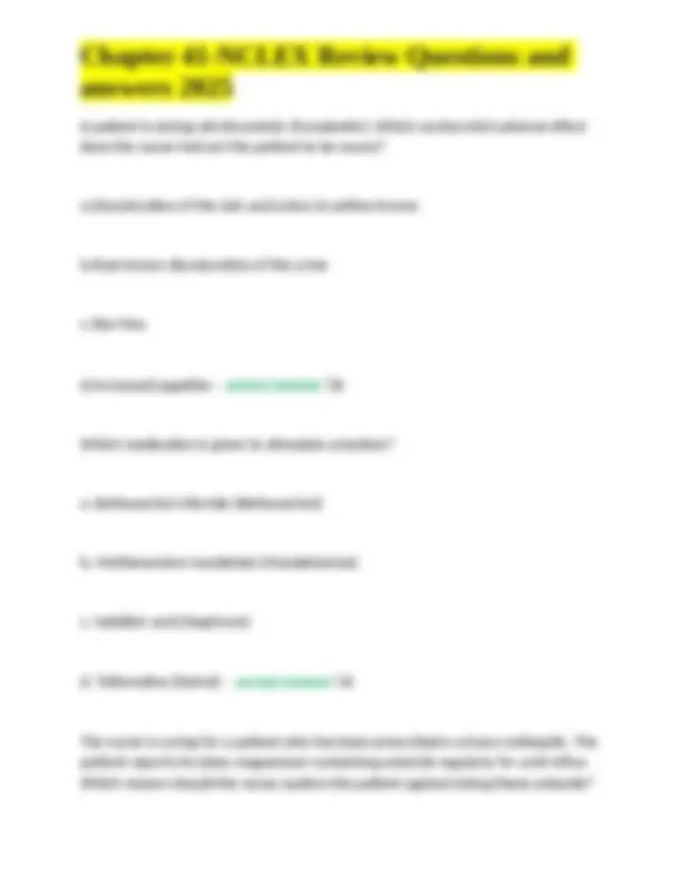 NCLEX Review Questions and Answers: Urinary Tract Infections | Exams ...