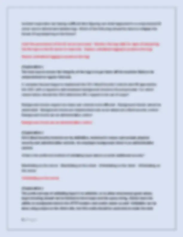 SANS 401 EXAM 2025 WITH ACTUAL | Exams Information Security and Markup ...