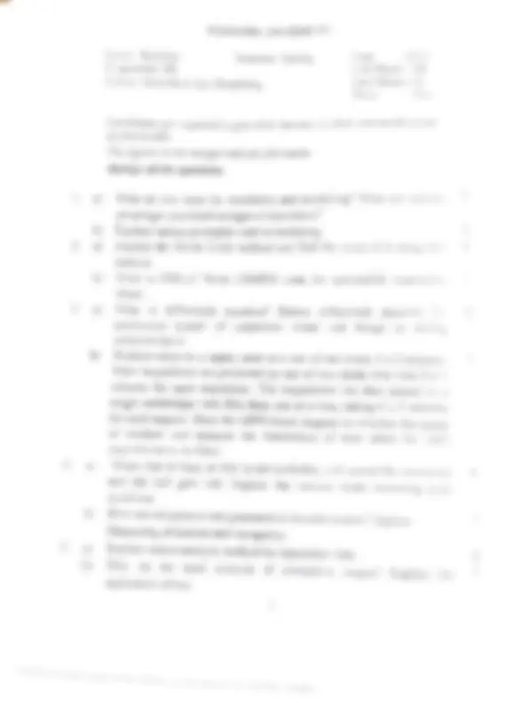 question paper 2024 2025 | Papers Engineering | Docsity