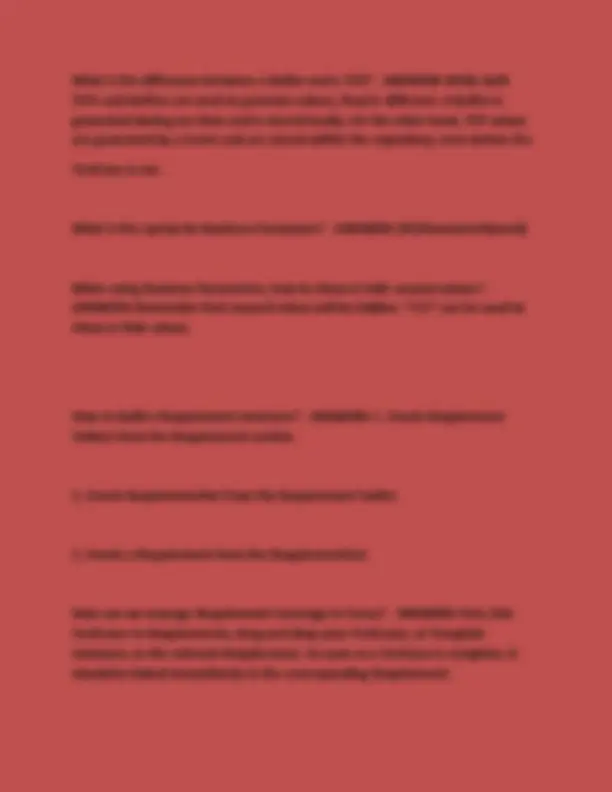 TOSCA TRICENTIS AS1 AND AS2 ACTUAL EXAM WITH CORRECT ACTUAL QUESTIONS ...