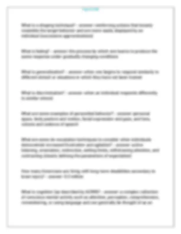 CERTIFIED BRAIN INJURY SPECIALIST EXAM(CBIS) PART 1 & 2 WITH VERIFIED ...