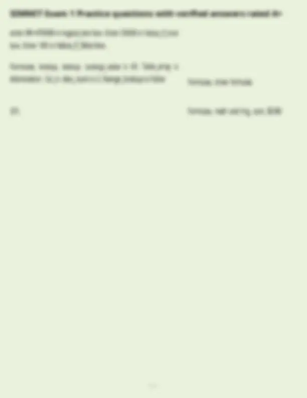 SIMNET Exam 1 Practice Questions with Verified Answers | Exams Nursing ...