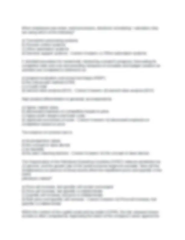 ETS Major Field Test (Practice Test) Bachelor's Degree in Business ...