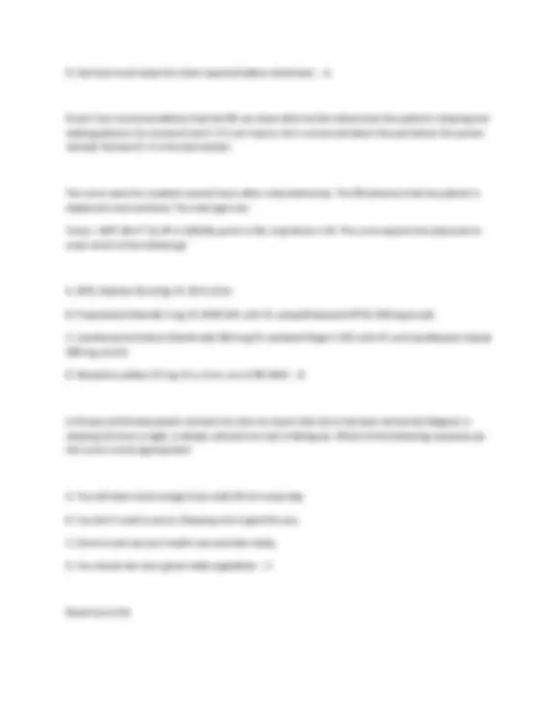 Med-Surg Certification Practice Questions and Answers | Exams ...