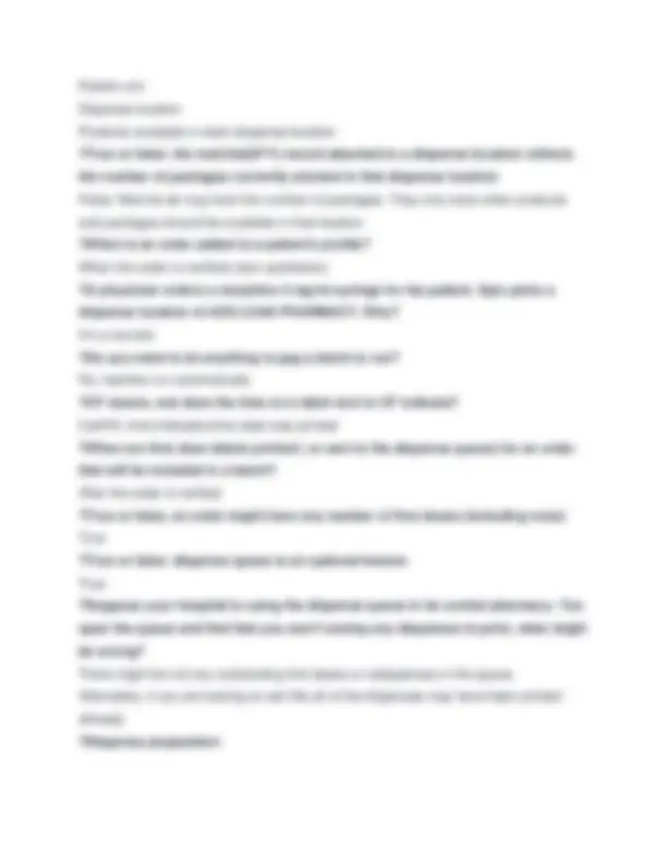 Epic Willow Inpatient RX100 Exam Questions and Answers | Exams Public ...