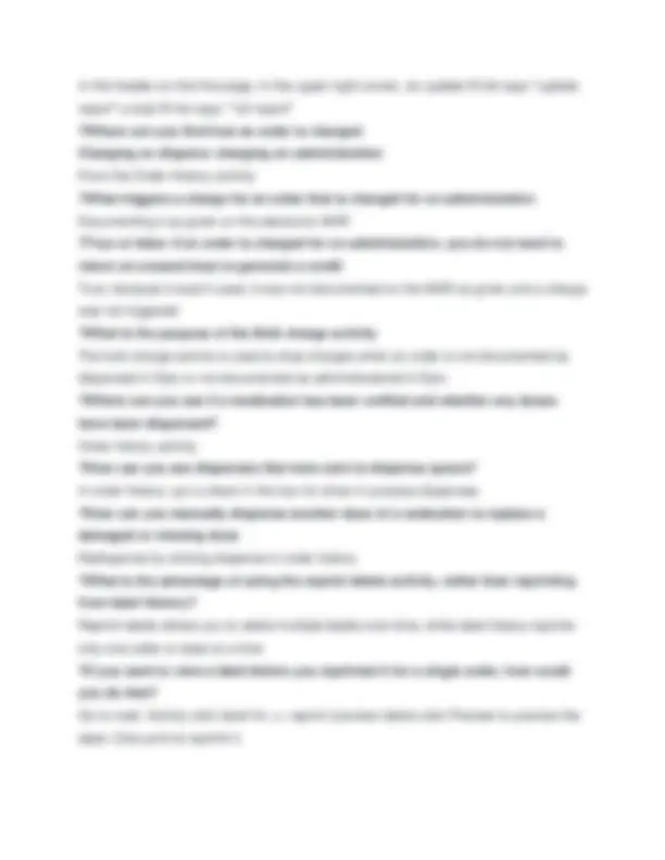 Epic Willow Inpatient RX100 Exam Questions and Answers | Exams Public ...