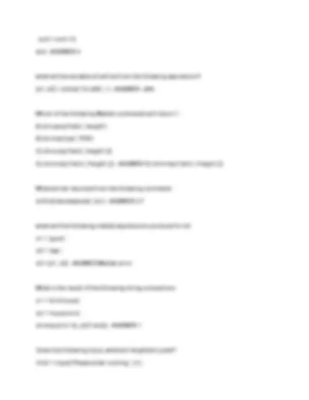 Matlab Final Exam: Comprehensive Exercises and Solutions | Exams Advanced Education | Docsity