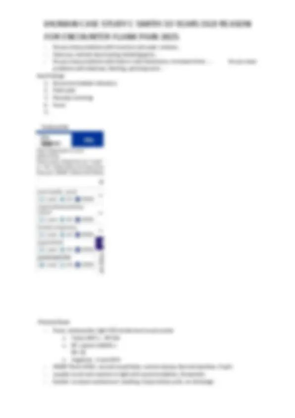 iHUMAN CASE STUDY C SMITH 33 YEARS OLD REASON FOR ENCOUNTER FLANK PAIN 2025 | Exams Nursing ...