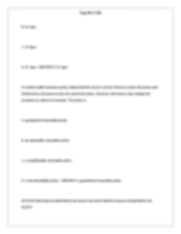 Kentucky Life & Health Insurance Exam: Questions & Answers (2024-2025 ...